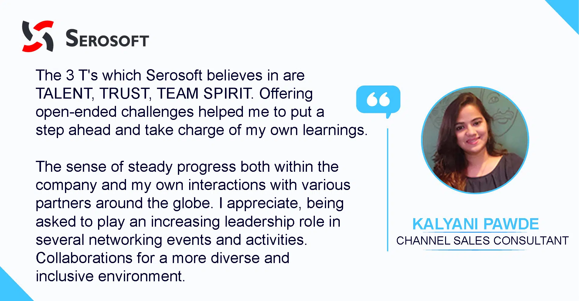 What Employee Speak - Serosoft Solutions - Best IT Company in Indore India