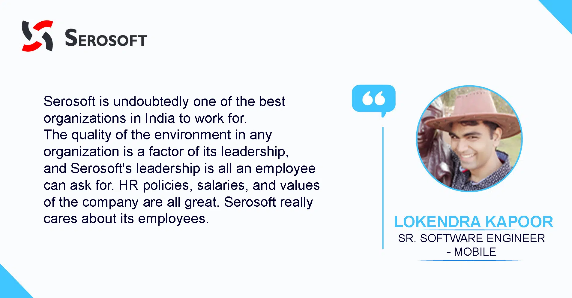 What Employee Speak - Serosoft Solutions - Best IT Company in Indore India