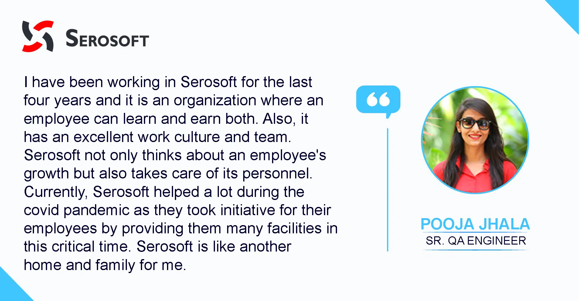 What Employee Speak - Serosoft Solutions - Best IT Company in Indore India